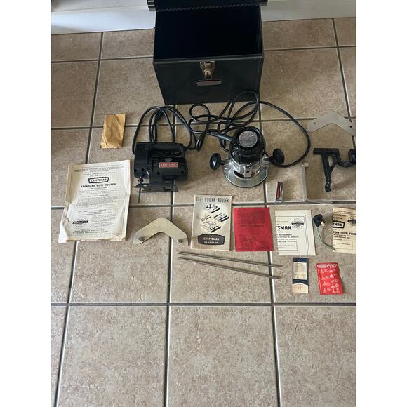 craftsman | Other | Vintage Craftsman Router Model 35256012 Inch Sabre ...